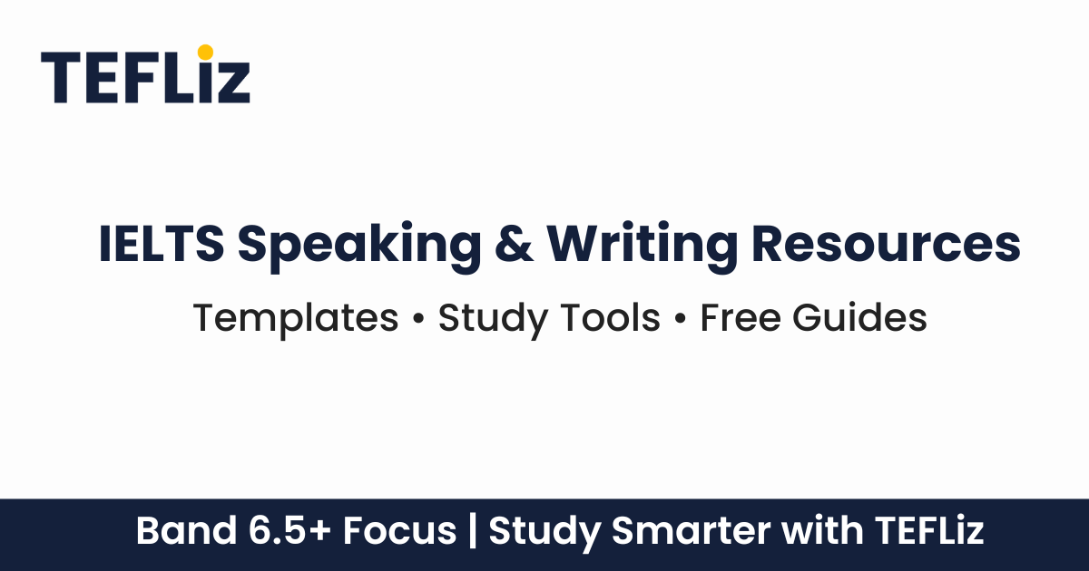 IELTS Writing Templates and Answer Structure | TEFLiz